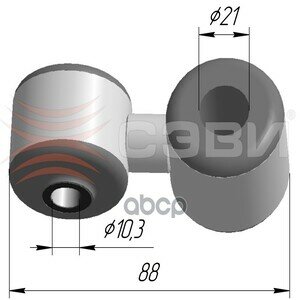 Стойки стабилизатора (в упаковке 2 шт.) для а/м ваз 2190-2191, 2192, 2194 "сэви-эксперт" SEVI арт. 2