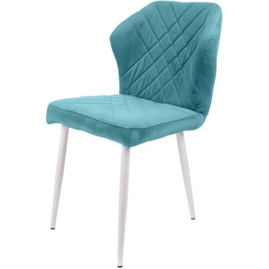 Стул обеденный M-group ницца, аквамарин, белые ножки