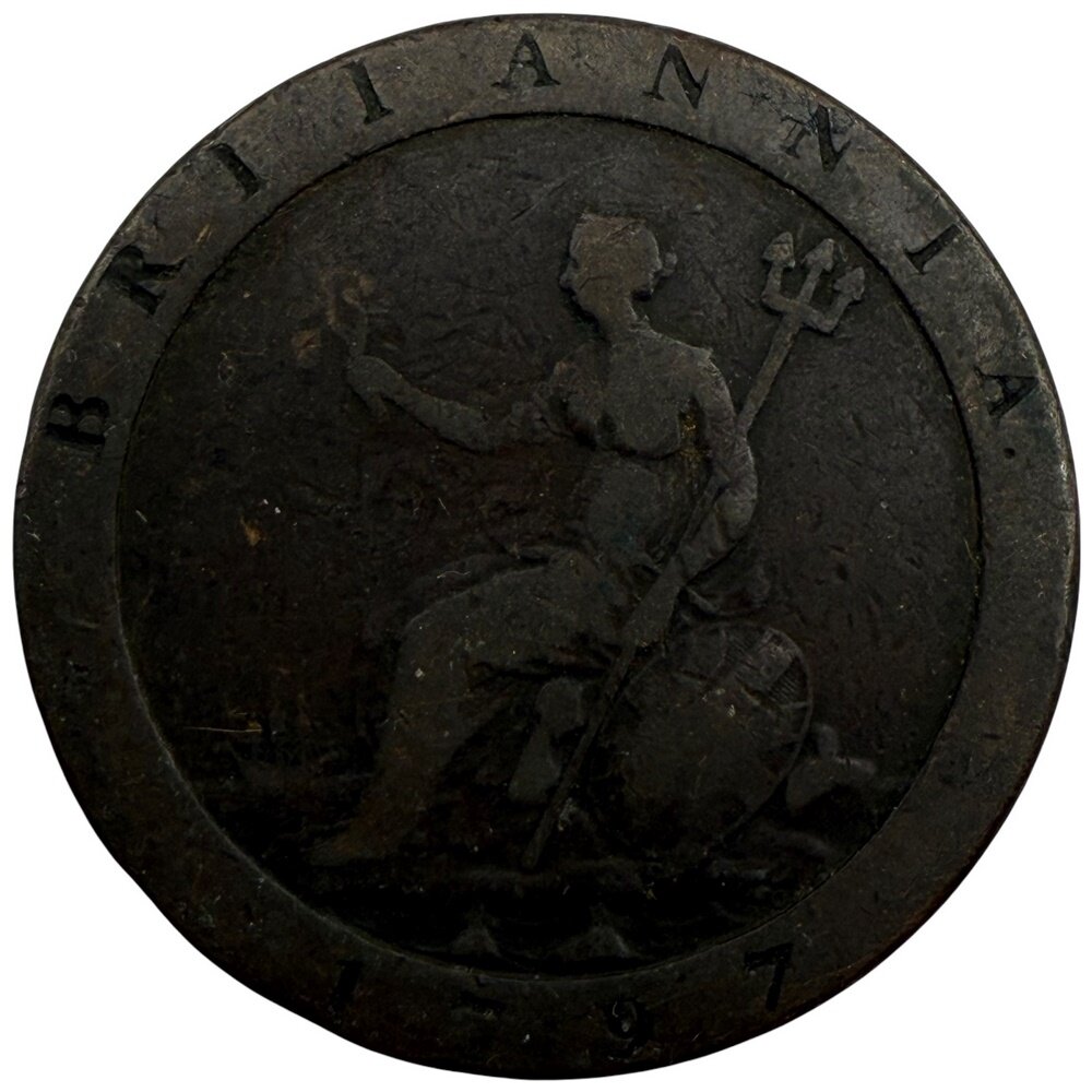 Великобритания 1 пенни 1797 г. (Лот №4)