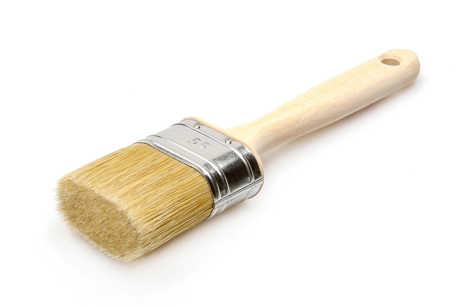 Лазурный берег Кисть овальная для красок смеш. щетина 45мм КО-45 дер. Ручка