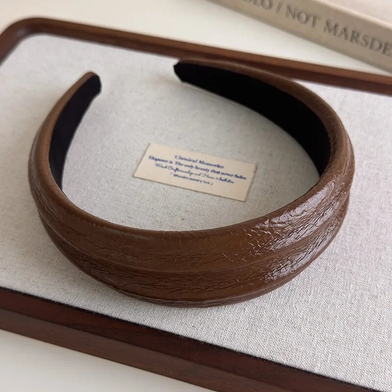 Искусственная кожаная повязка на голову UXSL для женщин C