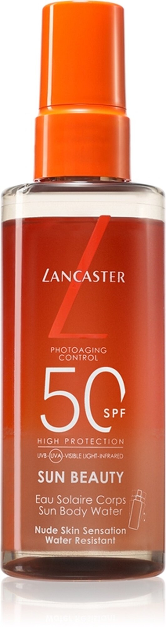 Lancaster Солнцезащитный спрей для тела Sun Beauty Body Water SPF 50 / 100 мл