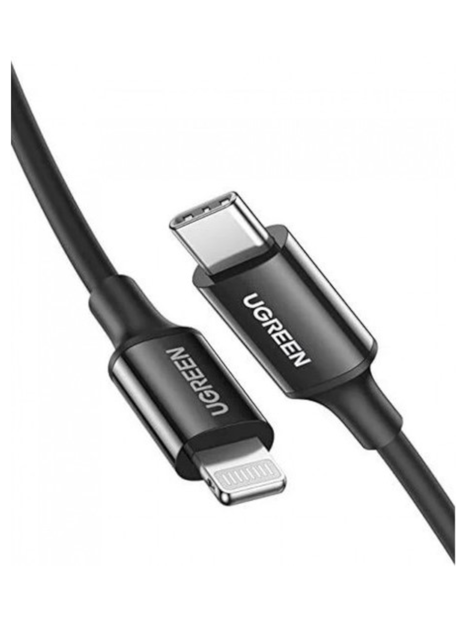 Кабель UGREEN US171, с разъемами Lightning и USB-C, 2 м, черный
