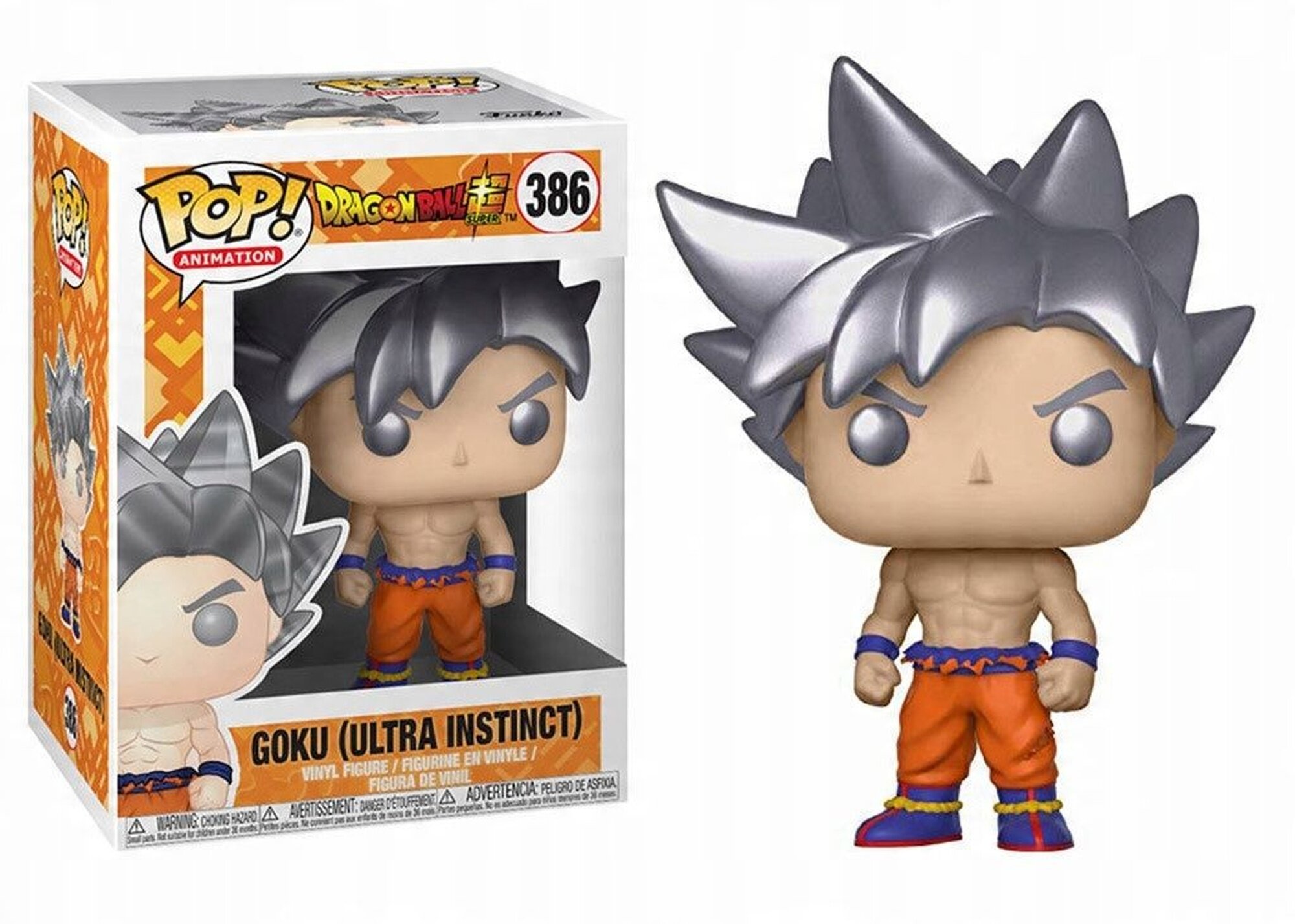 Фигурки Funko Pop ANIMATION - Коллекционная фигурка DRAGON BALL Z Goku Ultra Instinct - Фанко 386