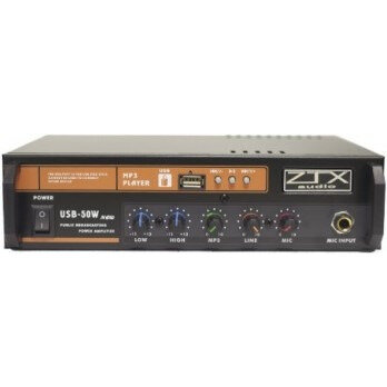 Усилитель трансляционный вольтовый ZTX audio USB-50W