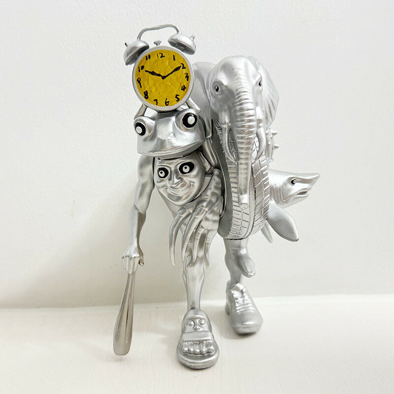 Набор коллекционных фигурок амальгам пвс для детей и фанатов серебряный фьюжн монстр