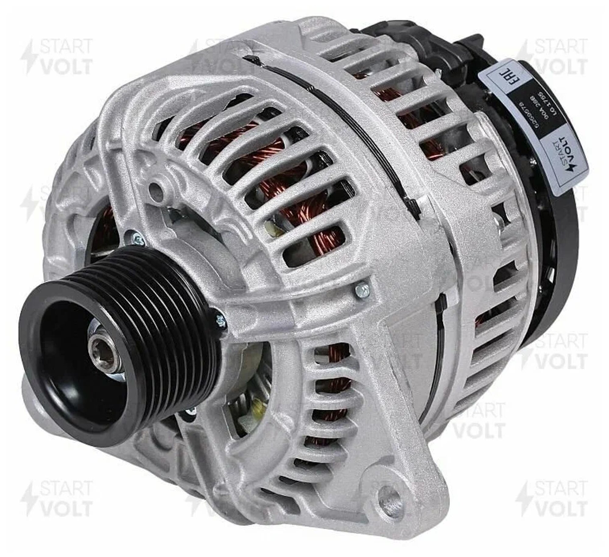 Генератор для а/м ПАЗ/КАМАЗ/IVECO дв. CUMMINS ISBe ЕВРО-4/6ISBe250 90A (LG 1755), STARTVOLT LG1755