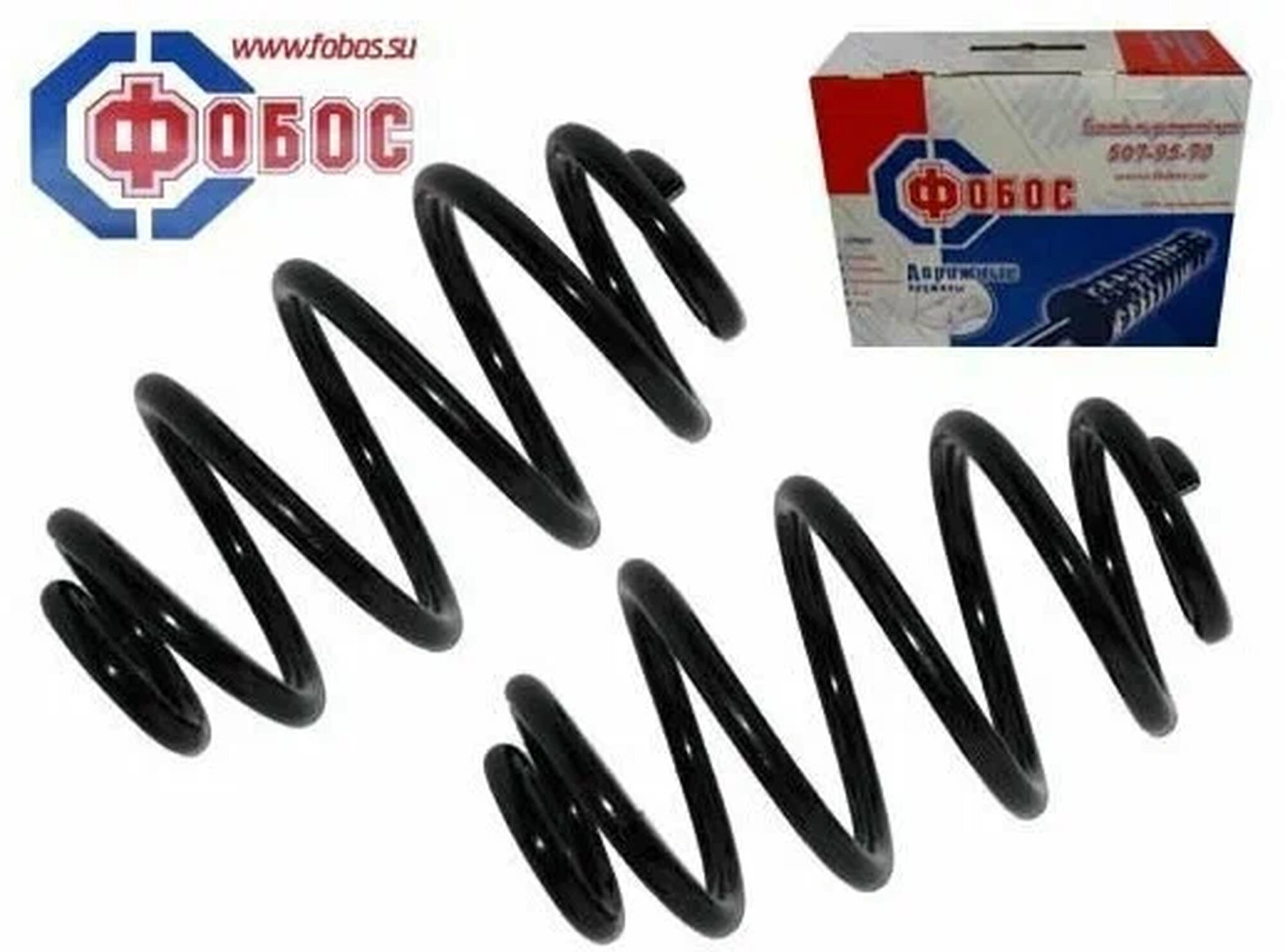 Пружины FOBOS 5160, для Daewoo Lanos, задние, усиленные