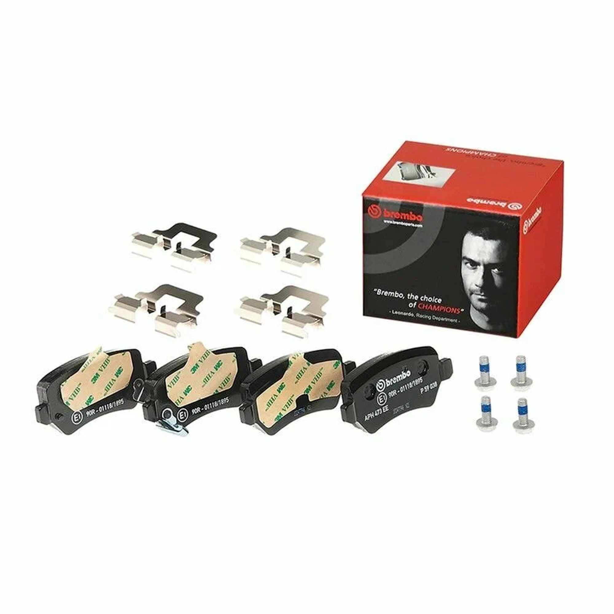 Тормозные колодки дисковые задние BREMBO P59038 для а/м OPEL Astra, VAUXHALL Astra