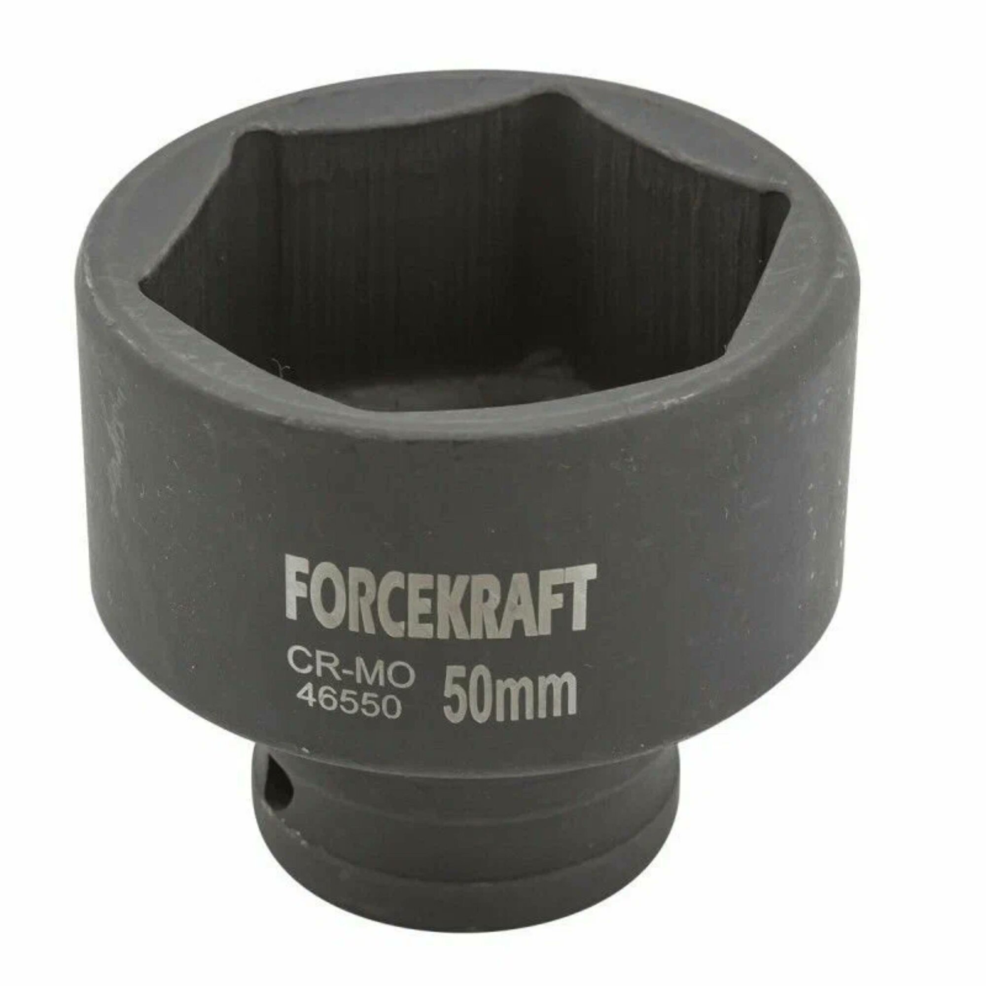Головка ForceKraft, для гайковерта, молибден-ванадиевая, 6-гранная, 3/4", 50 мм