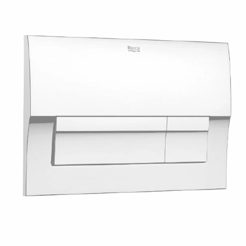 Клавиша смыва, Roca, Active В01, ширина, мм-255, глубина, мм-39, высота, мм-170, 2 режима, цвет-белы
