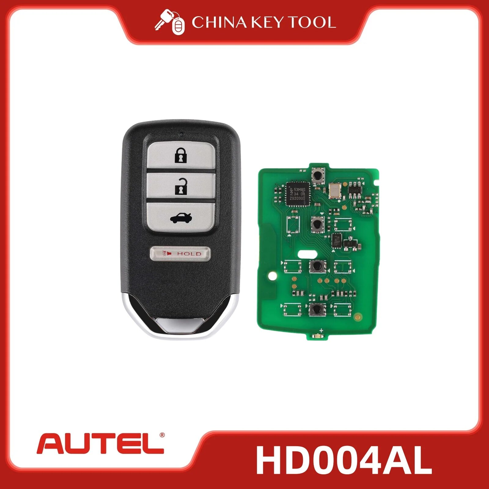 Autel HD004AL универсальный ключ 4 кнопки для Honda