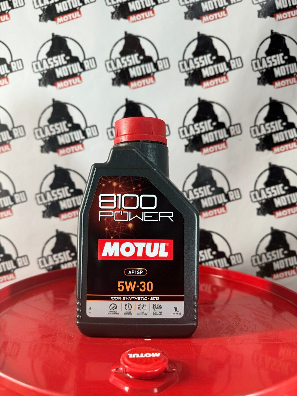 Синтетическое моторное масло Motul 8100 Power 5w-30 (1L) 112712