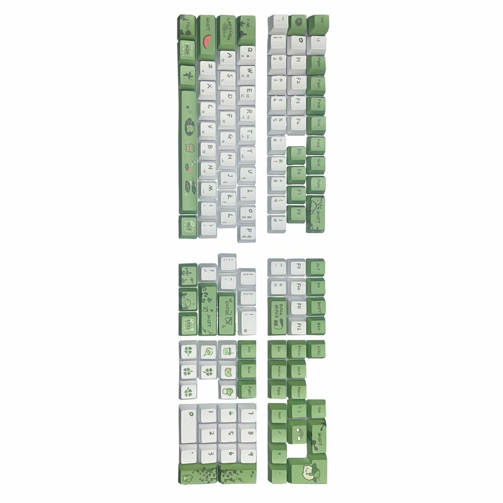 Корейская корневая механическая клавиатура на тему маленькой лягушки keycap-XDA