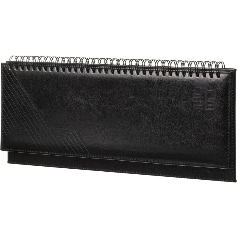 Планинг датированный 2026 ESCALADA 310x130мм, 64л, черный 70321