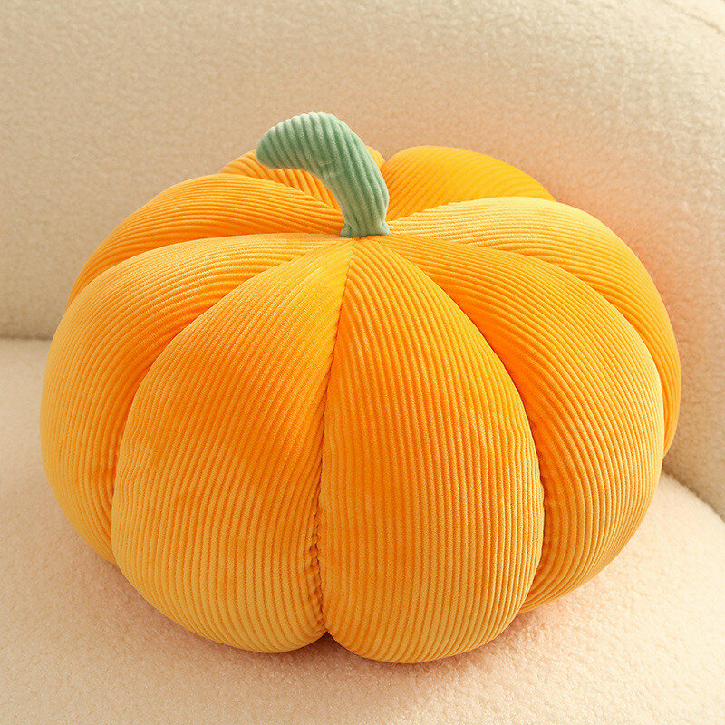 Colorful pumpkin plush pillow soft cushion for halloween home decor and props