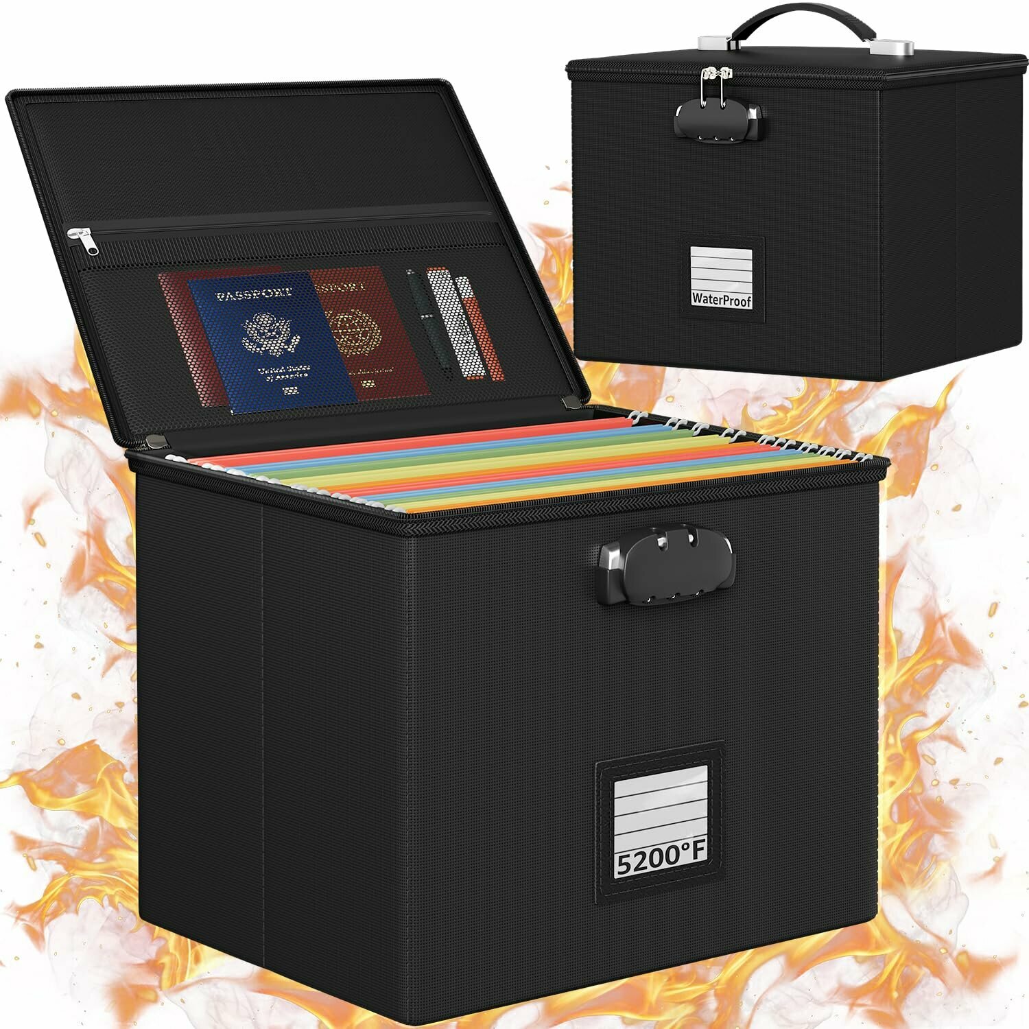 Огнестойкий ящик для документов органайзер