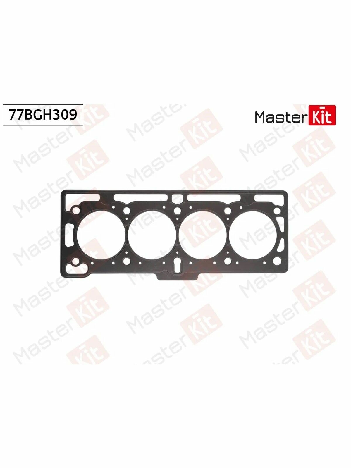 Прокладка ГБЦ RENAULT K7J 710, K7J 714, K7M 690, K7M 710, K7M 718, K7M 732, K7M 812, MASTERKIT, 77BGH309