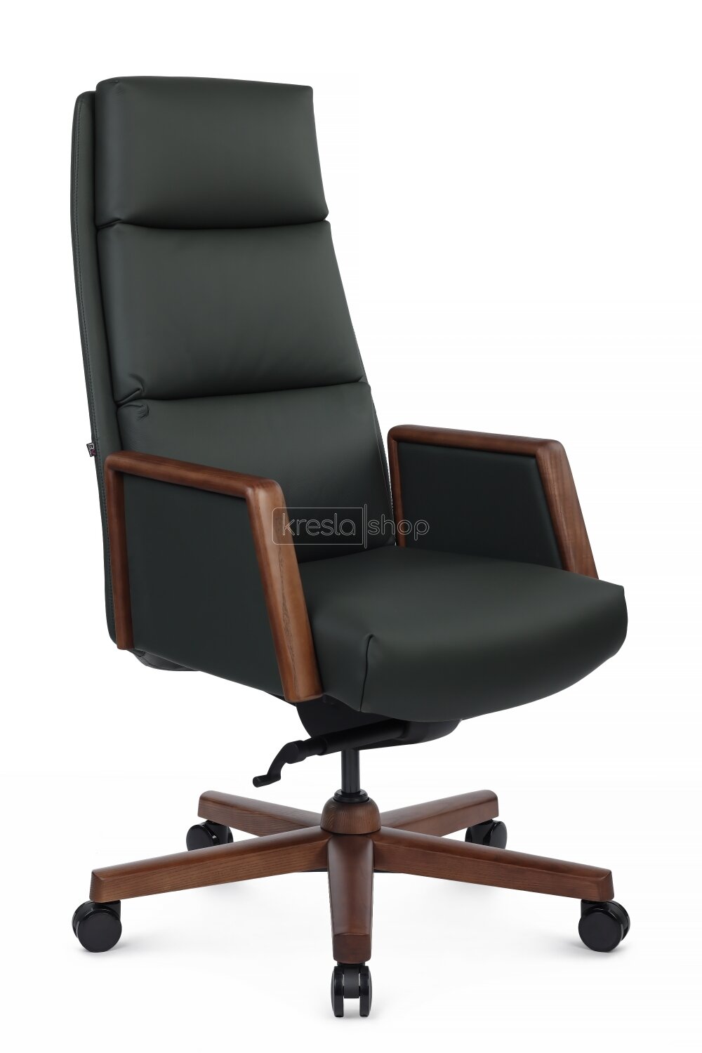 Кресло для руководителя Riva Design Franco A2415-1 зелёная кожа