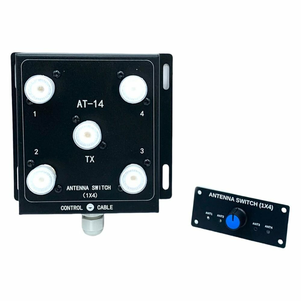 4-сторонний коаксиальный дистанционный антенный переключатель, переключатель антенного сигнала, антенный разветвитель, переключатель ВЧ-антенн для удобного переключения