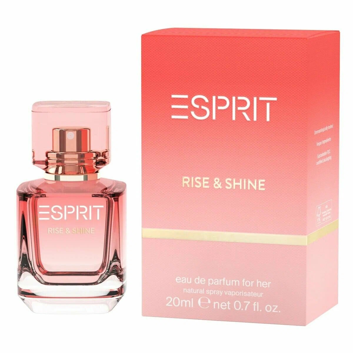 Esprit Парфюмерная вода женская с цветочным ароматом Rise & Shine 20 мл