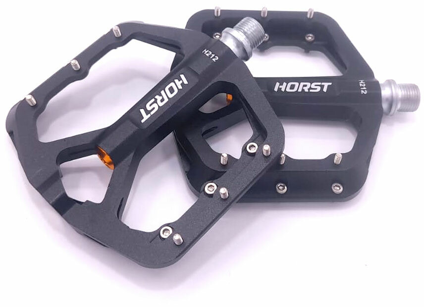 Педали HORST H212, 100x110x12 мм, черные