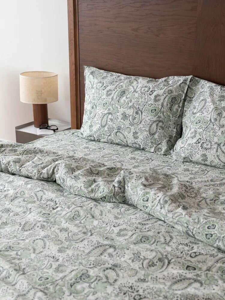 Постельное белье 1,5 спальное поплин 150х200 роджерия (RODGERSIA) икеа