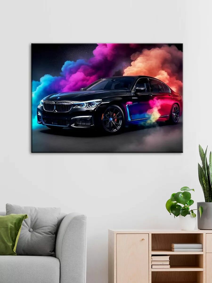 Картина на стену "БМВ", 70x50 см