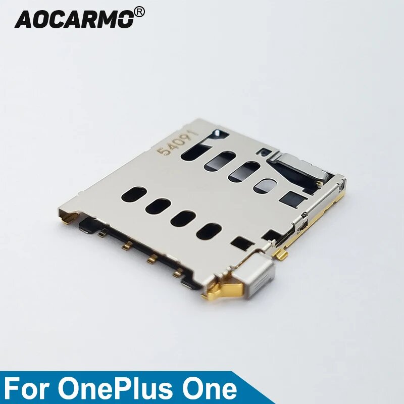 Устройство для чтения SIM-карт Aocarmo, слот-держатель, разъем для OnePlus One A0001 1 + 1, запасная часть