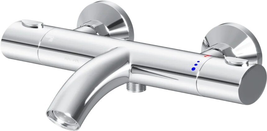 Термостатический смеситель AM.PM Sense 5 F7550064 настенный, хром, глянцевый, латунный, без лейки