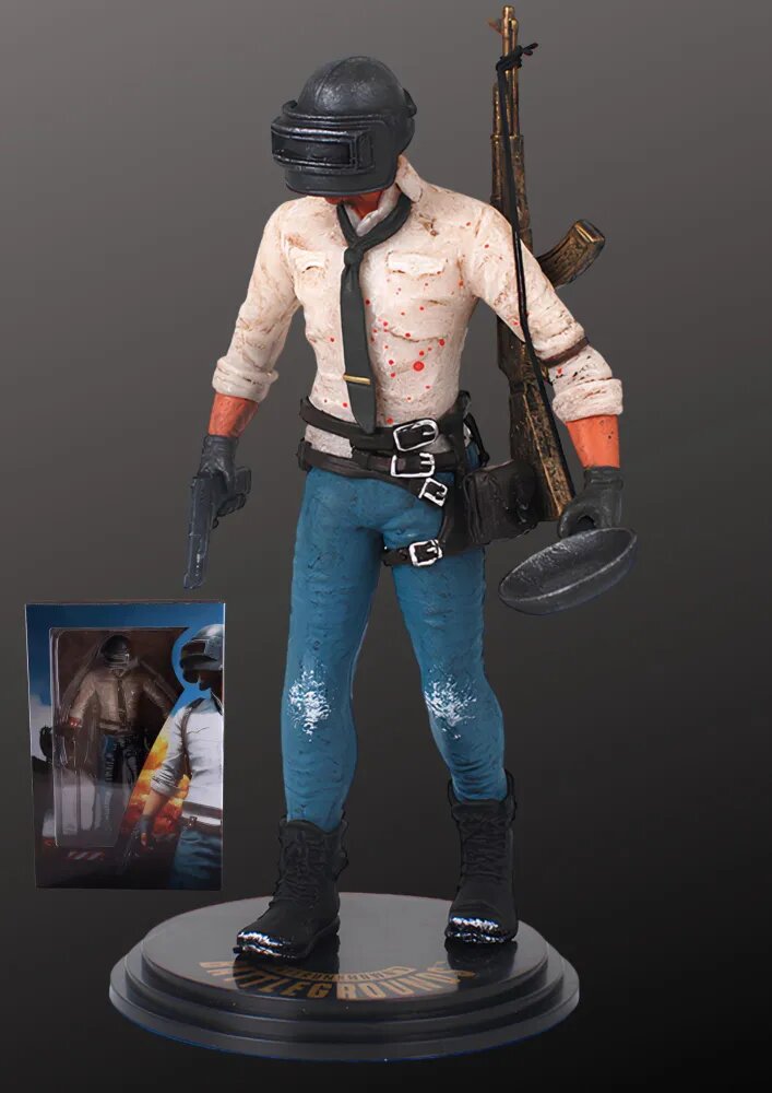 Коллекционная фигурка персонажа из игры PUBG: Battlegrounds, сувенир для геймеров, рождественские подарки