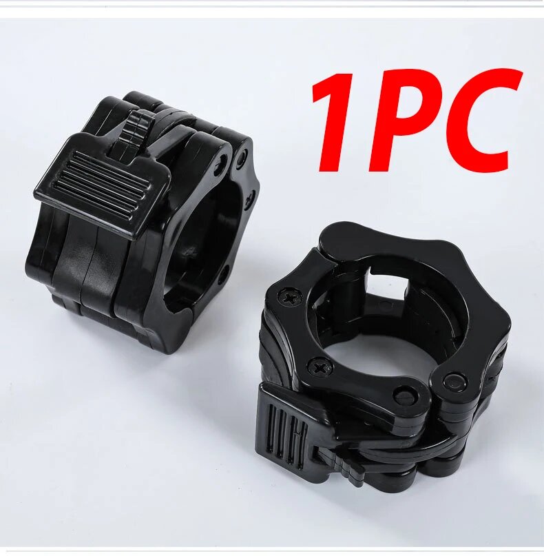 Зажим-фиксатор для гантелей и штанг 50 мм Черный, GLS-1PC Black