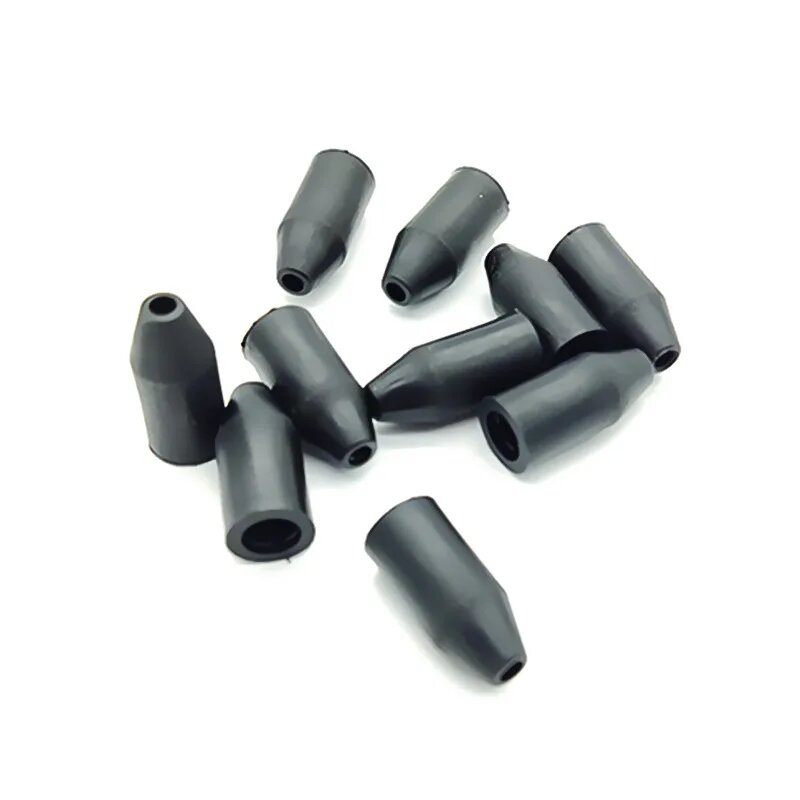 Насадка для продувочного пистолета 6 мм 8 мм, 20/100 шт, противоизносные черные колпачки для пистолета для пневматического пыли, аксессуары для пневматического инструмента для очистки пыли 6MM 20pcs