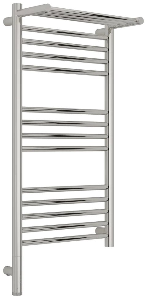 Полотенцесушитель электрический Сунержа Богема с полкой 3.1 00-6006-8040 800x400, МЭМ левый, хром