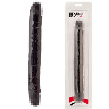 Toyfa фаллоимитатор, 32 см, черный Двойной, реалистичный