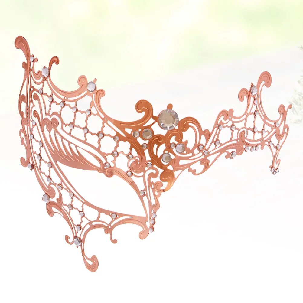 Металлическая маска для лица Rose Gold