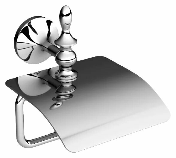 Держатель для туалетной бумаги Art&Max Bohemia AM-E-4283-Cr настенный, закрытый, латунный, хром