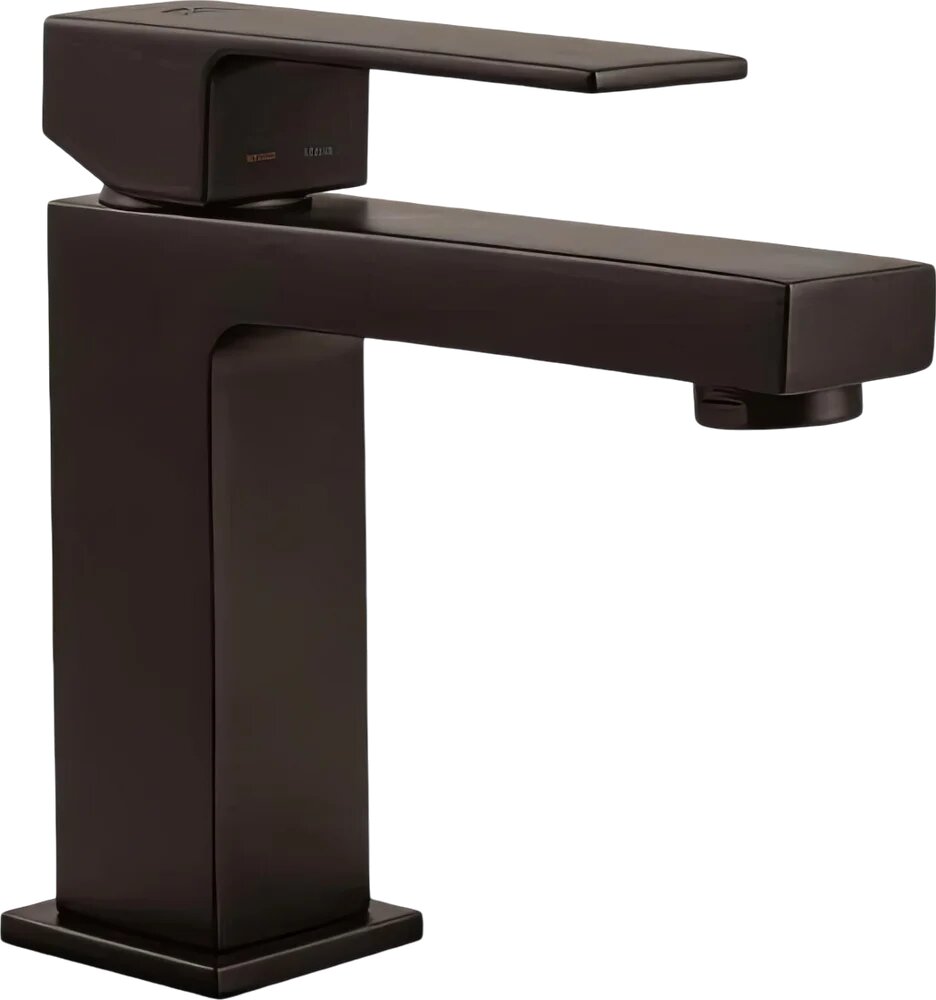 Смеситель для раковины Paffoni Elle EL071NO черный, матовый, кран для ванной в раковину, из латуни, рычажный, с керамическим картриджем