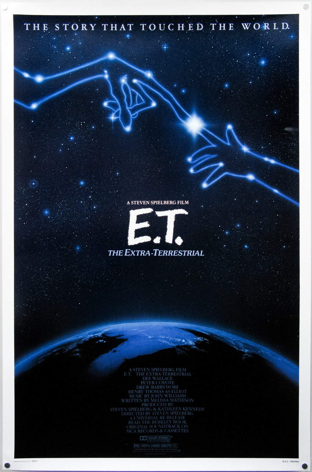 Плакат, постер Инопланетянин (E.T. the Extra-Terrestrial 1982) на бумаге, размер 42х60см