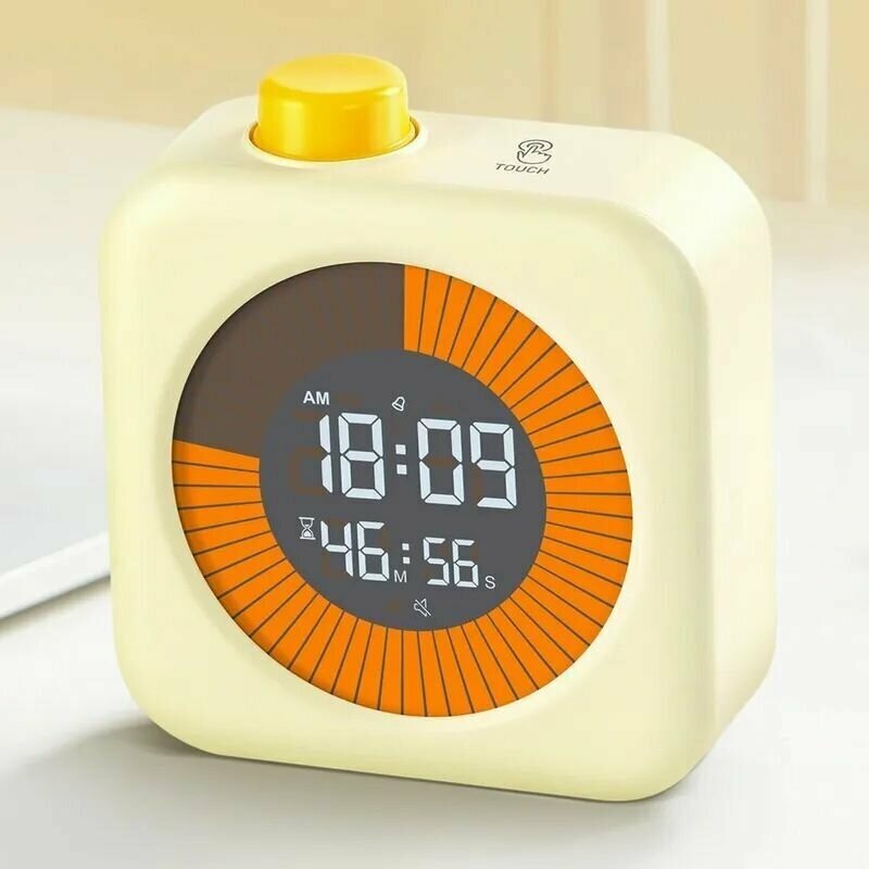 MIMU Настольные часы Электронные, Часы-таймер 2 в 1, с регулировкой подсветки,1 шт