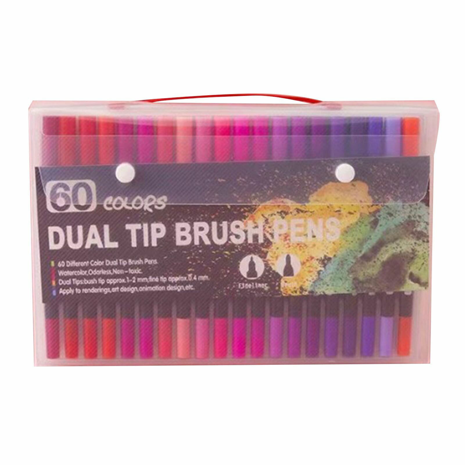 60 двусторонних маркеров для граффити на водной основе для комиксов и DIY