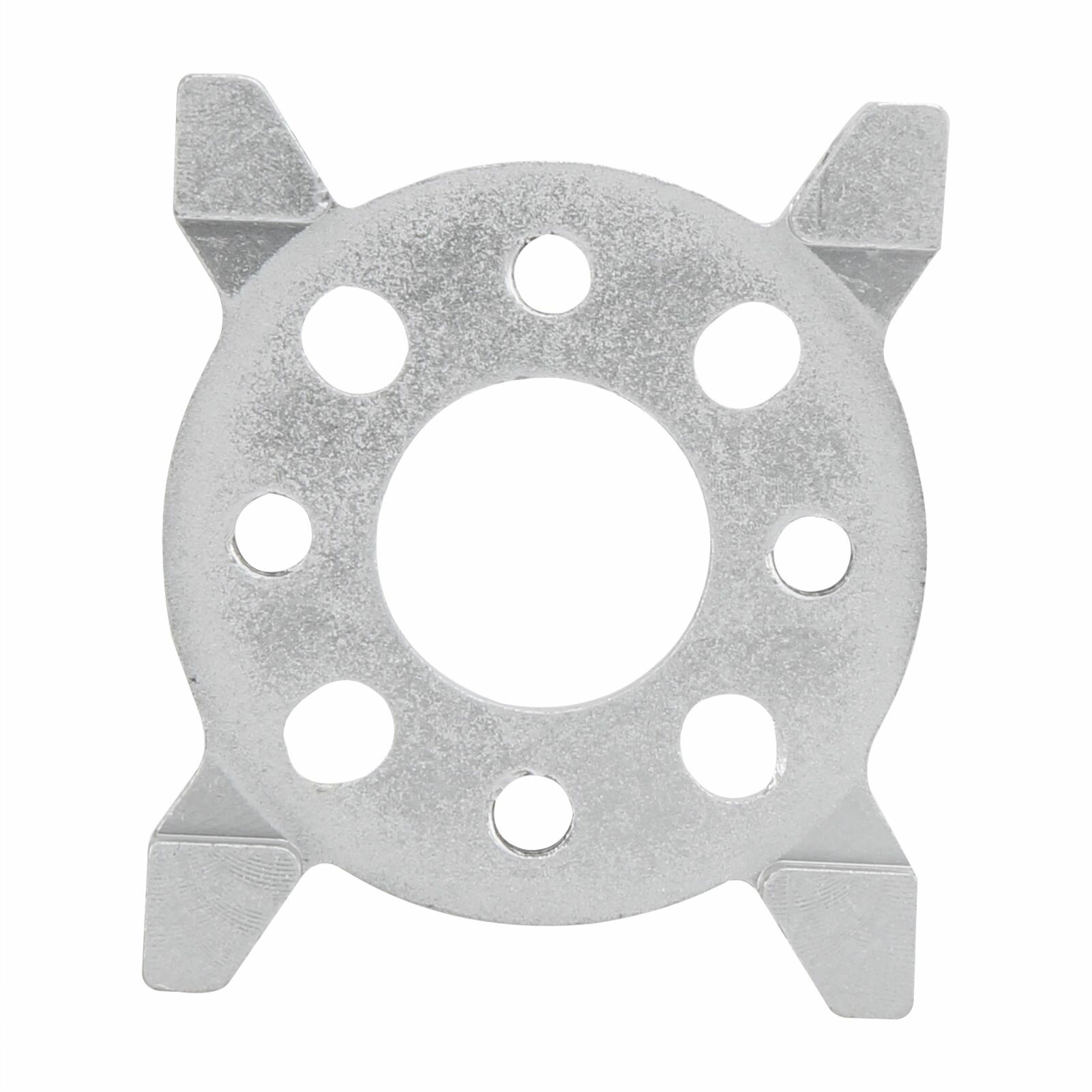 Алюминиевый держатель для электродвигателя 38x32x7 мм для надежной фиксации и точного позиционирования. Прочный кронштейн основания двигателя.