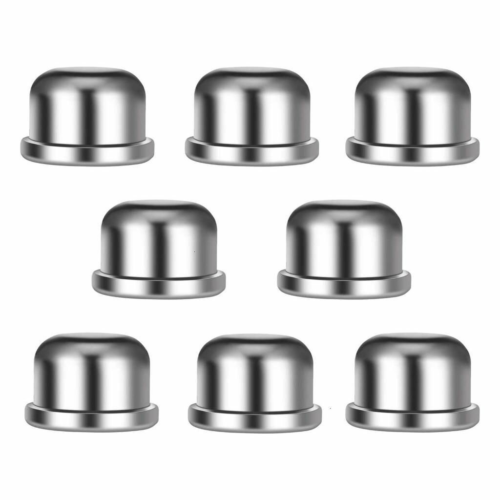1 комплект из 8 предметов, держатель для настольной лампы, декоративная головка, держатель для рожка, декоративный колпачок-серебристый