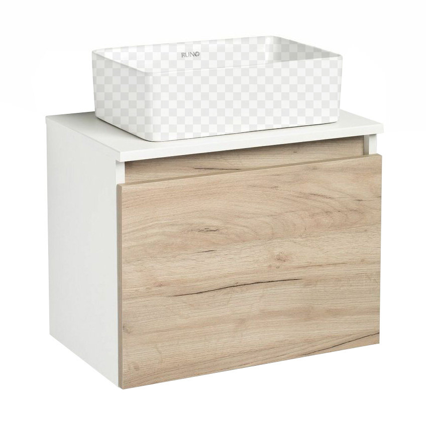 Тумба под раковину Runo Бари 50 00-00001373 крафтовый дуб