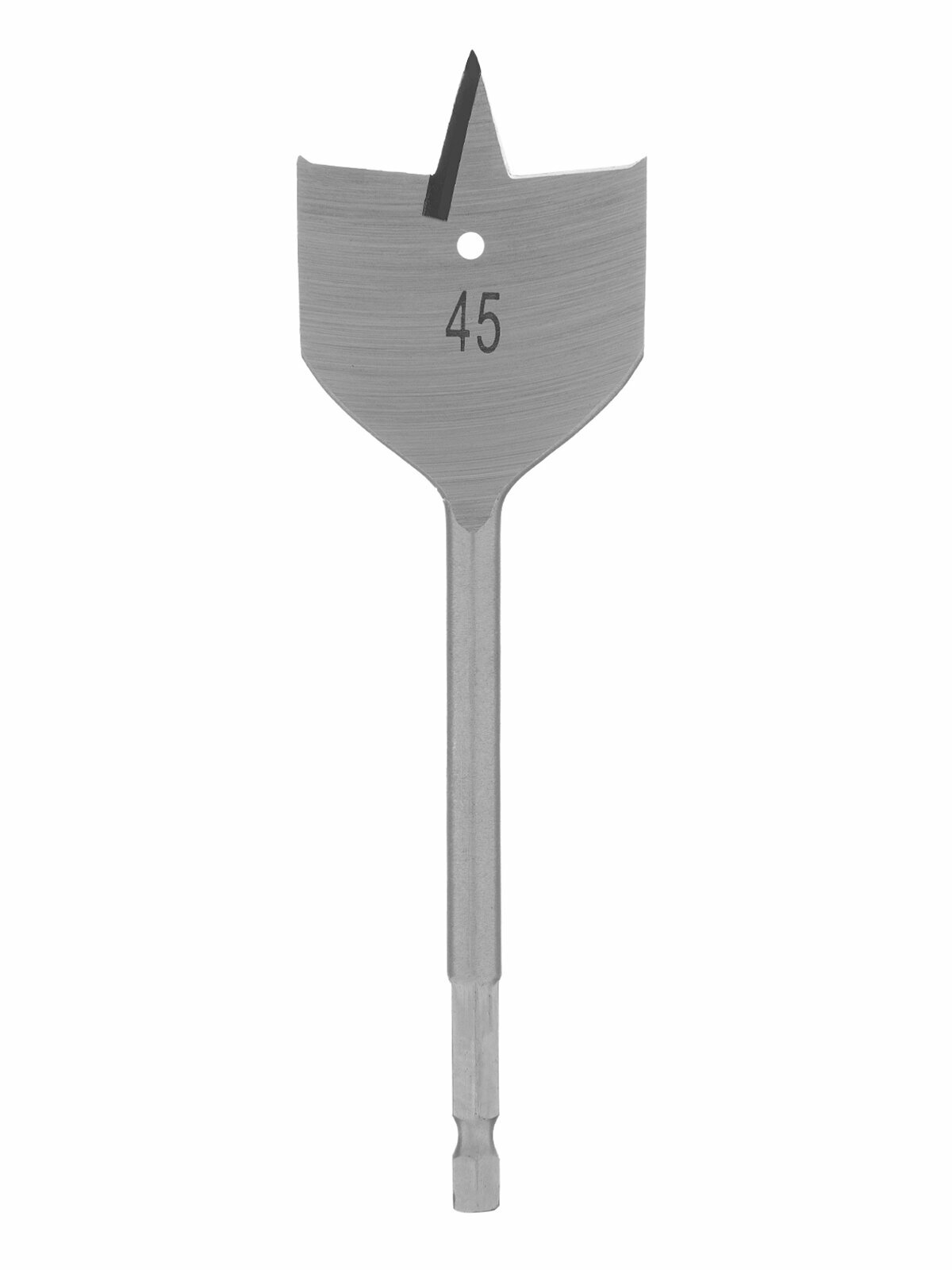 Сверло по дереву перьевое Matrix, 45 мм, 6-гранный хвостовик, сталь 45, перовое 70433