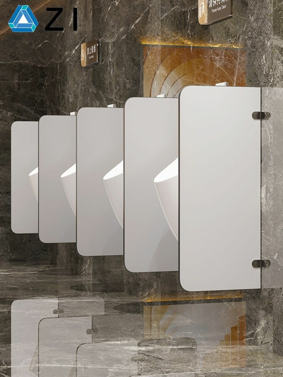 Перегородка для писсуара Настенное крепление Туалетная перегородкаперегородка 40X90cm