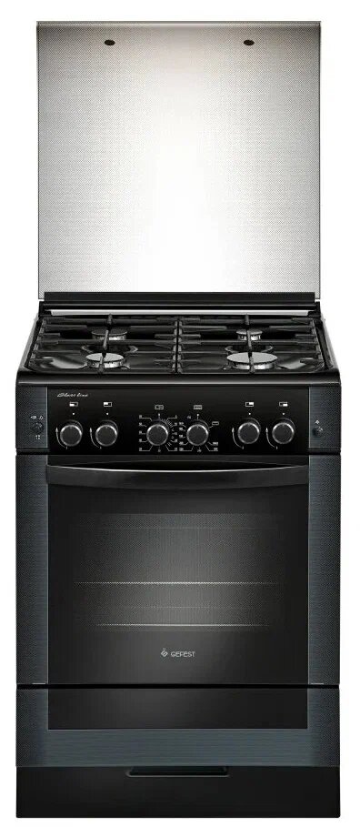 Газовая плита с газовой духовкой GEFEST 6300-02 0040/0046/0047, чeрный