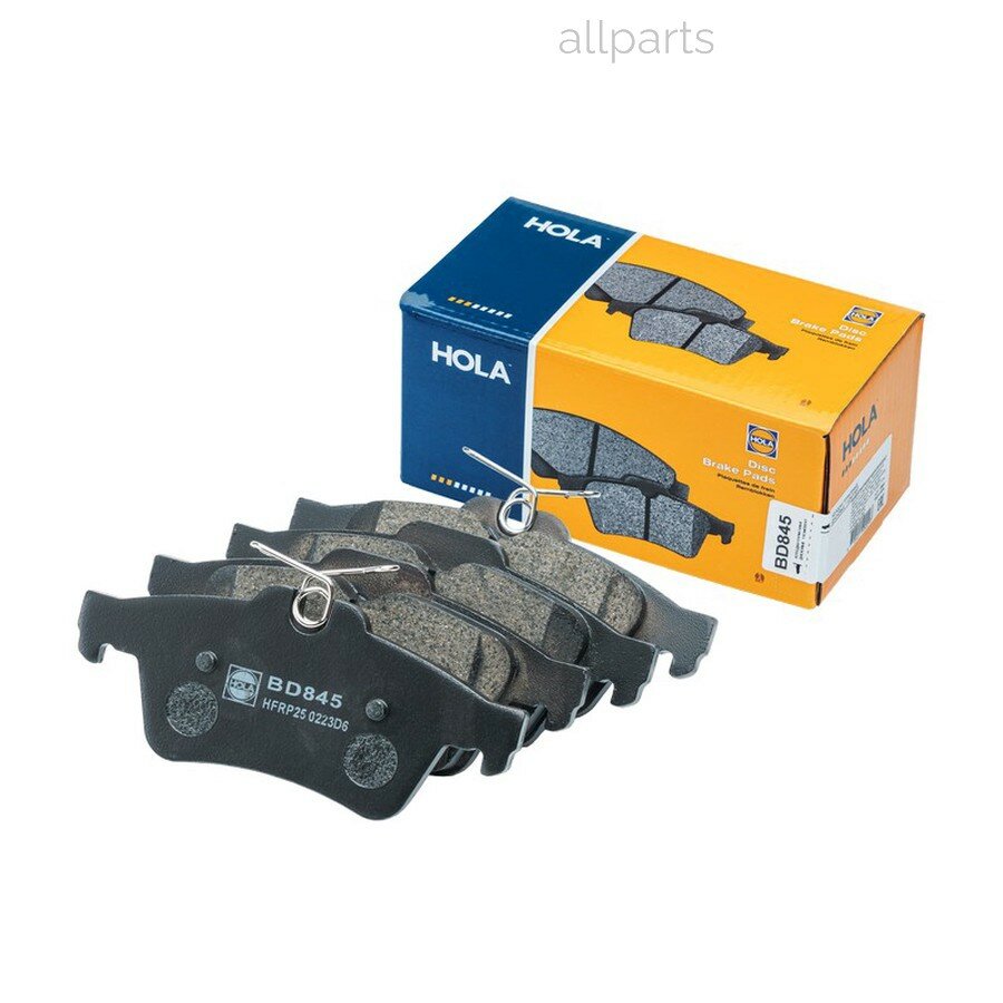 HOLA BD845 Тормозные колодки дисковые (задние) FORD Focus II/III C-Max II (DM2) Grand C-Max Kuga II Tourne