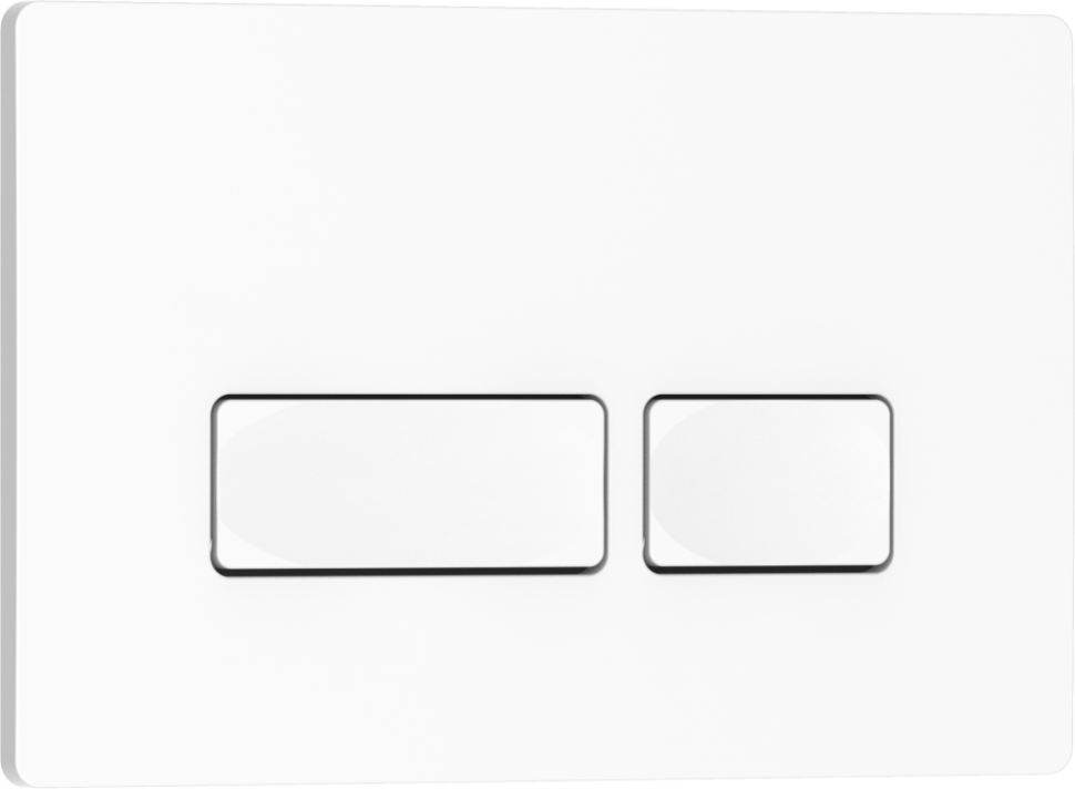 Кнопка смыва IBERICA BLANCA ESTI-R ABS-пластик, белый глянцевый (IB. B021.001.000)