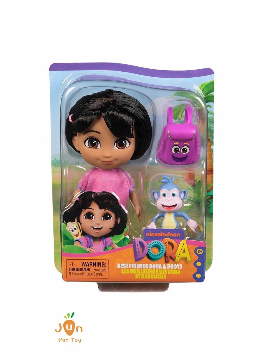 Dora Best Friends Dora & Boots / детские игрушки, Даша-путешественница с аксессуарами, подходят для детей от 3 лет и старше